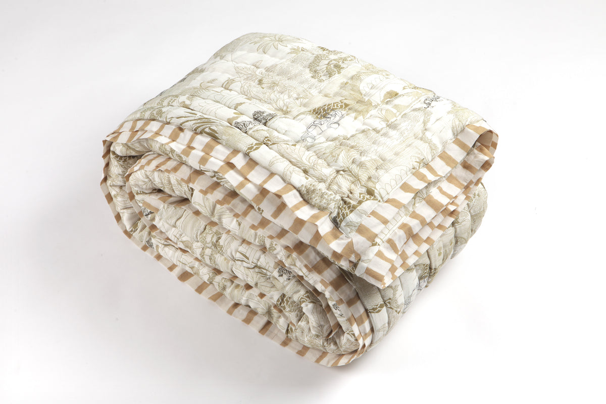 RANTHAMBORE YELLOW SAND QUILT – vVyom