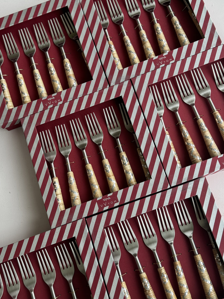 Rattan Forks Set of 6 – vVyom
