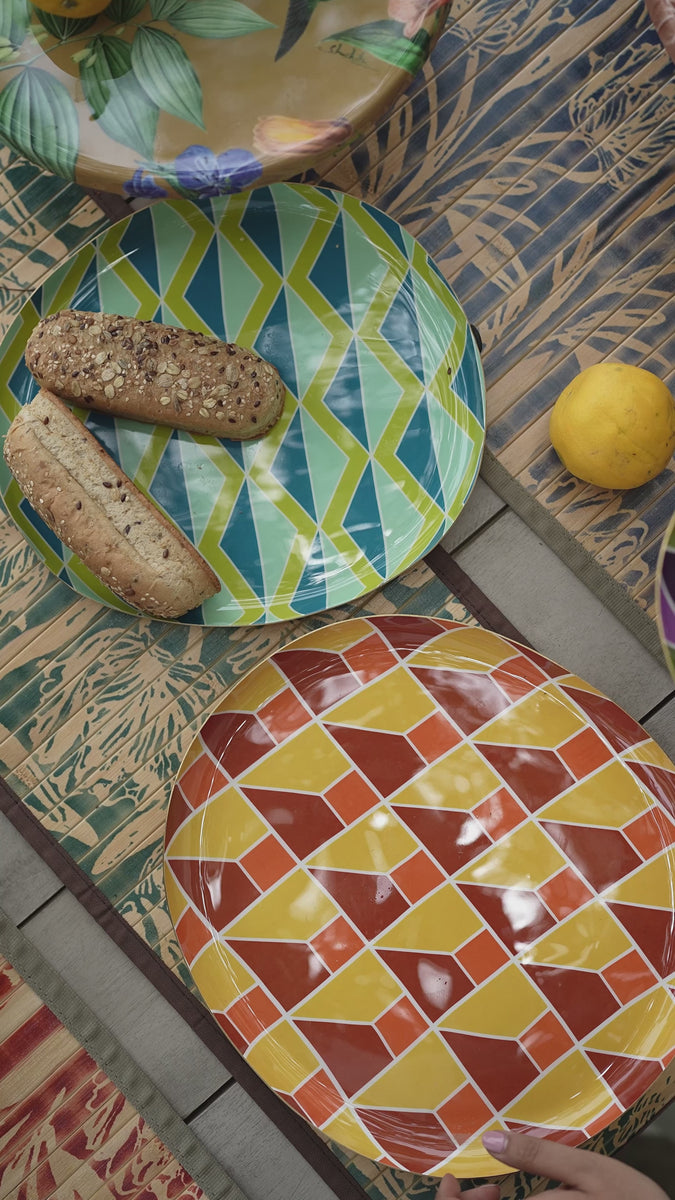 Origami Colour Block Round Trays Set of 3 – vVyom